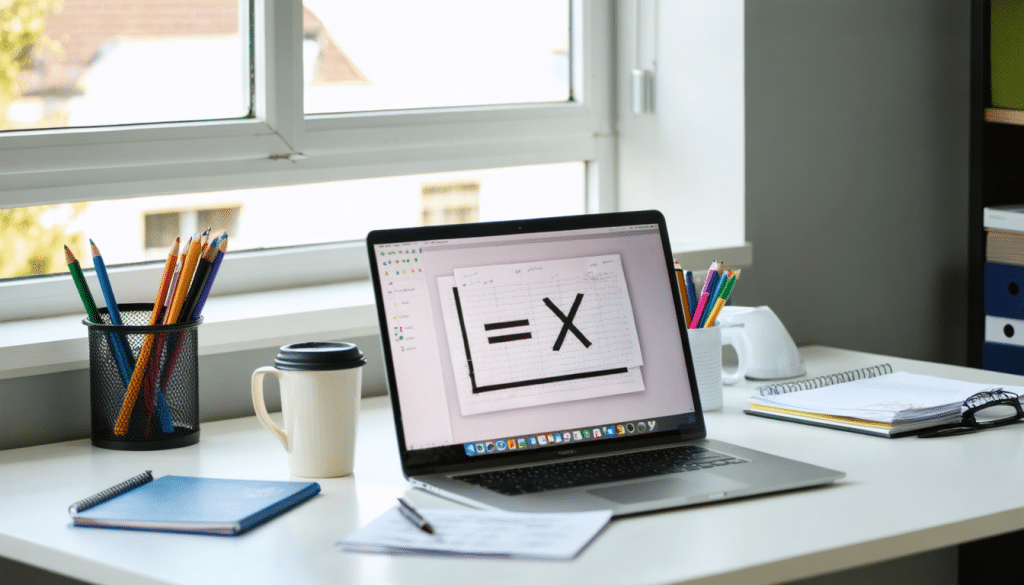 Signe différent : comprendre l'usage du symbole ≠ dans vos documents