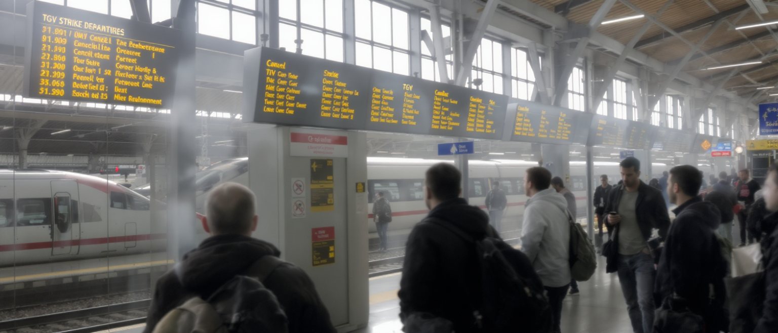 SNCF en grève : le trafic régional lourdement impacté et un TGV sur ...